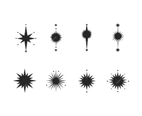 Premium Vector Vector Sparkle Icon Set Illustration