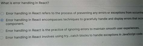 What Is Error Handling In React Error Studyx