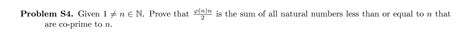 Solved Problem S4 Given 1 nN Prove that 2φ n n is the Chegg com