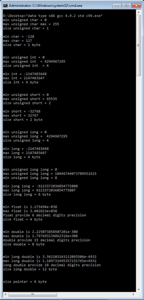 ขนาดของตัวแปรใน ภาษา C ในแต่ละ Cpu Ba Na Na เรื่องกล้วยๆ