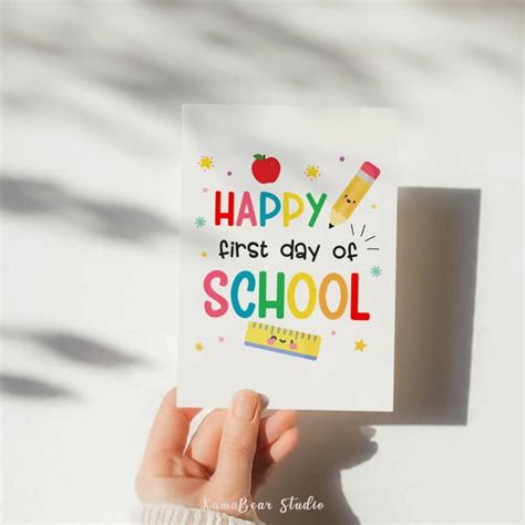 Happy First Day Of School Greeting Cards Welcome Back To School Card