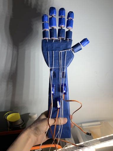 Diy Glove Controlled Robotic Hand Arduino Project Hub