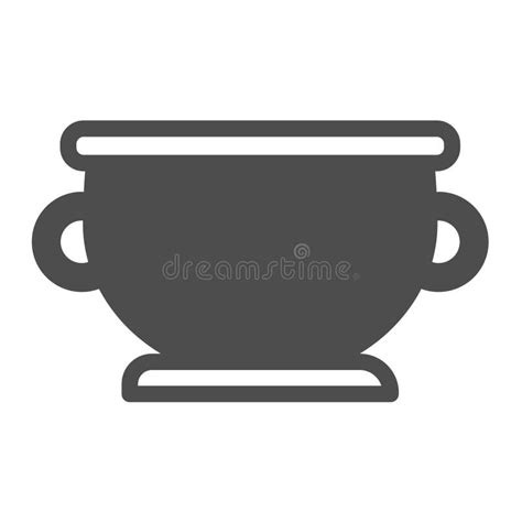 Ancient Clay Plate Solid Icon City Museum Concept Vector Graphics