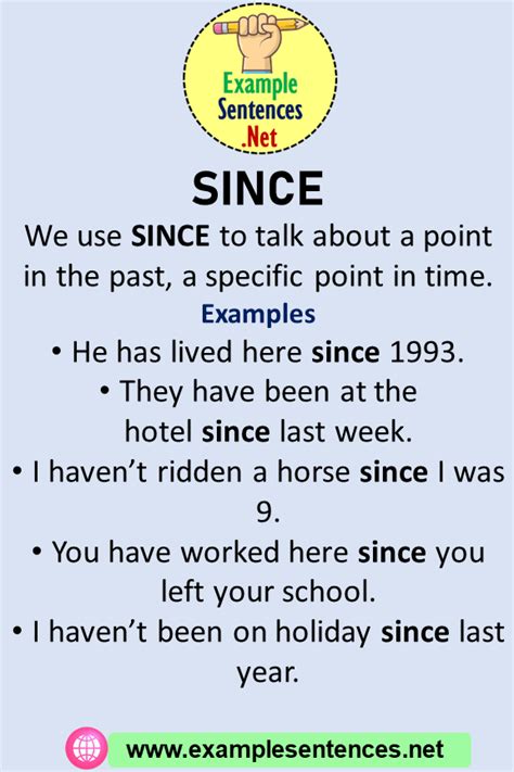 Since In A Sentence Definiton And Example Sentences Example Sentences