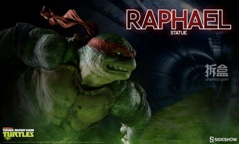 Sideshow 忍者神龟系列 Raphael 拉斐尔雕像 拆盒
