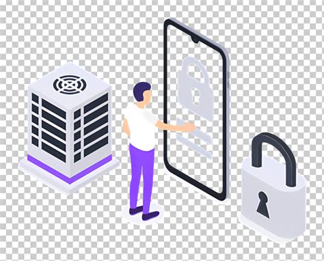 Smartphone Lock Icon Cyber Security Concept Illustration Png Clipart Cyber Security Data