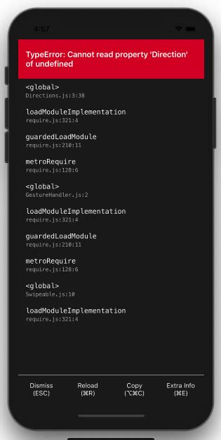 Cannot Read Property Direction Of Undefined Ios React Native · Issue 789 · Software