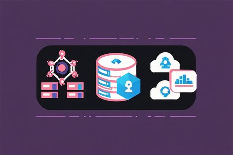 Data Warehouse Vector Icon Illustration Of Data Analytics Iconset Premium Ai Generated Image