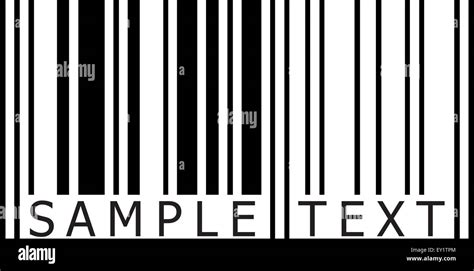 Sample Text Barcode Vector Illustration Stock Vector Image And Art Alamy