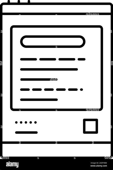 Mobile Battery Line Icon Vector Illustration Stock Vector Image And Art Alamy