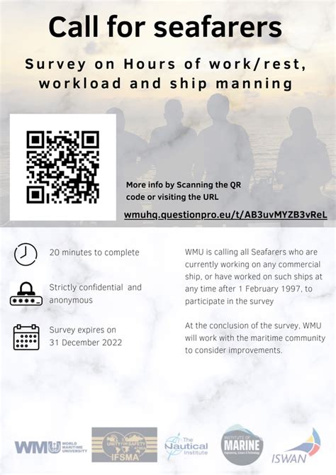 Seafarers We Need Your Input The World Maritime University Wmu Is Calling All Seafarers Who