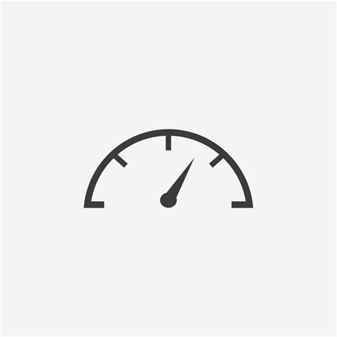 Speedometer Icon Vector Car Speed Speed Indicator Symbol Sign 34812071 Vector Art At Vecteezy
