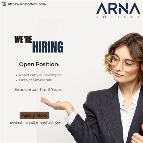 Hiring Vacancy Reactnativedeveloper Dotnetdeveloper Indore Location Pooja Shriwas