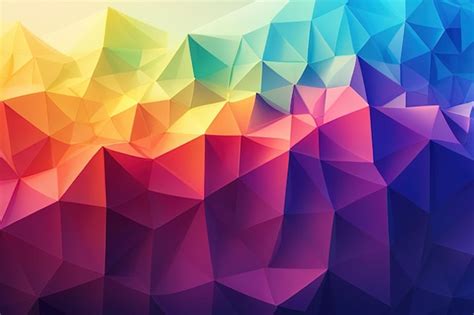 Premium Photo Abstract Polygonal Background Geometric Triangle Colorful Background Seamless