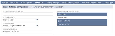 Configure Extendfiles File Picker And Field Label With Extendorders 20