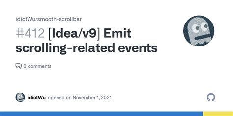 Idea V9 Emit Scrolling Related Events Issue 412 IdiotWu Smooth