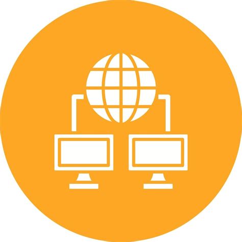 premium vector computer networking icon