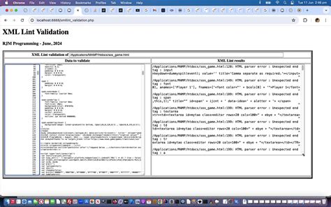 Xml Lint Validation Tutorial Robert James Metcalfe Blog