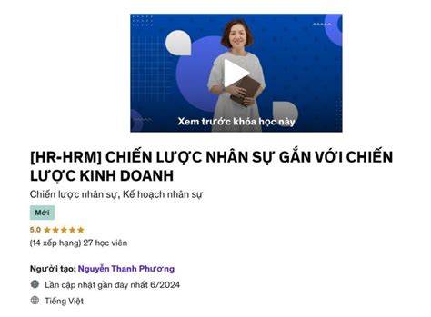 Phuong Nguyen On Linkedin Udemy Hrm