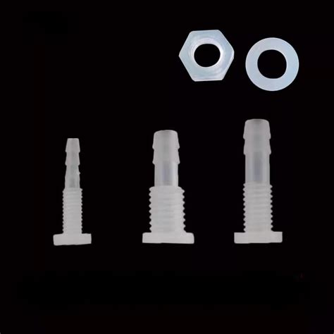 [pipe Fittings] Semi Threaded Plate Straight Through Fixed Variable Diameter Plastic Partition