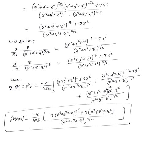 Solved Exercise 1 For X2 Y2 Z2 0 Evaluate V Vx Y Z