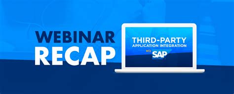 Webinar Third Party Application Integration With Sap