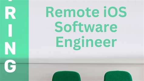 Remote Ios Software Engineer Wanted