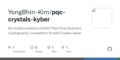 pqc crystals kyber kyber512 py kyber512 py at master · yongbhin kim pqc crystals kyber · github