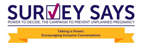 Survey Says Encouraging Inclusive Conversations Power To Decide