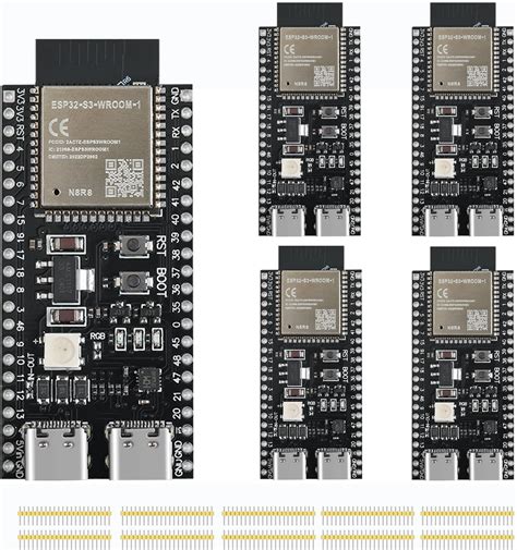 Yejmkj 5pcs Esp32 S3 Development Board Esp32 S3 Devkitc 1 N8r8 With Wifi And