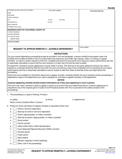 Form Ra 025 Fill Out Sign Online And Download Fillable Pdf California Templateroller