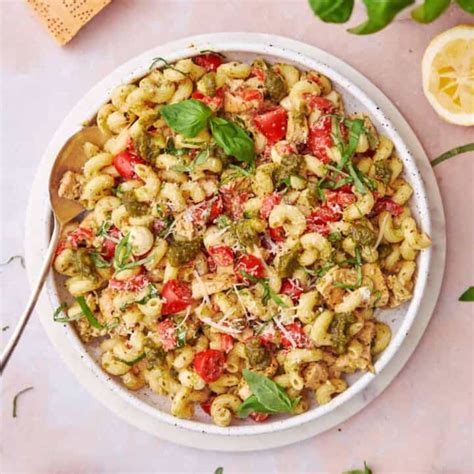 Chicken Pesto Pasta Salad A Full Living