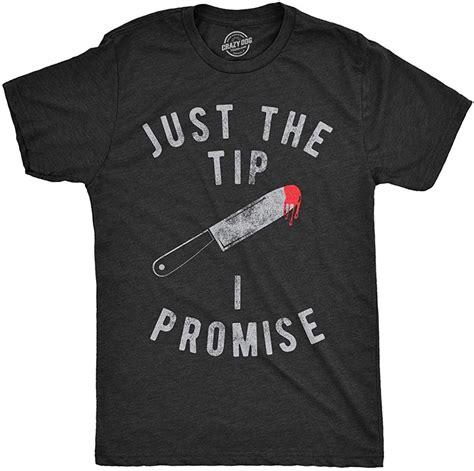 Crazy Dog Halloween Shirts Just The Tip I Promise Funny Halloween