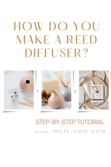 DIY Reed Diffuser BOHO Style Essential Oil Reed Diffuser
