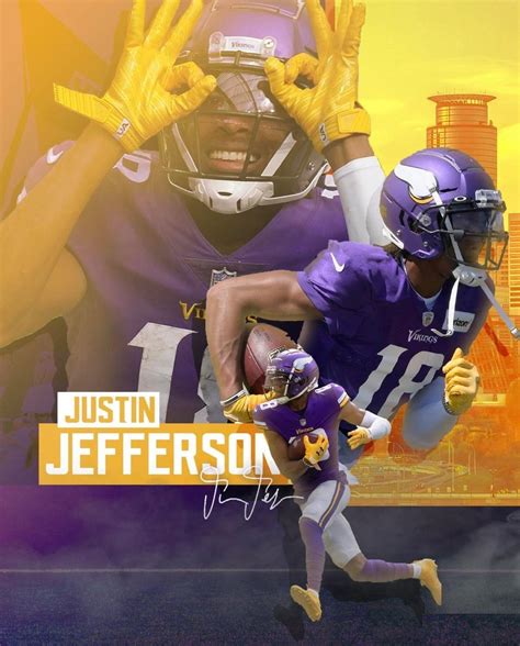 🔥 Free Download Justin Jefferson Wallpaper Minnesota Vikings Football