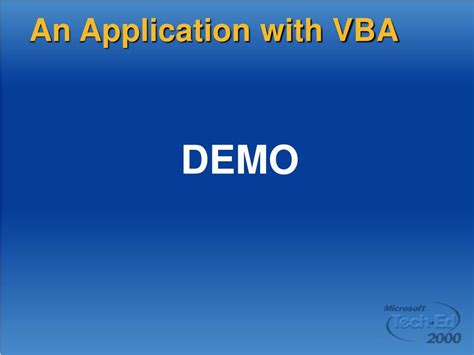 Ppt Integrate The Vba 6 Development Environment Into Your Application Powerpoint Presentation
