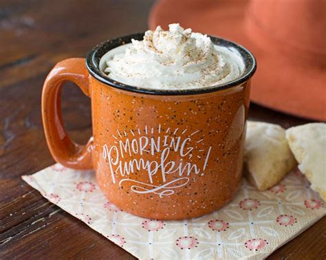 Morning Pumpkin Delicious Pumpkin Spice Latte Autumn Pumpkin Spice