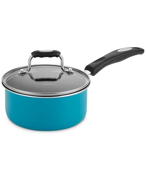 Cuisinart Nonstick Aluminum 1 5 Qt Saucepan And Lid Macys