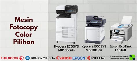 Mesin Fotocopy Warna Jual Mesin Fotocopy Surabaya