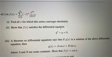 Solved 1 Let F X N 0 1 N 2n X2n I Find All X For Chegg Com