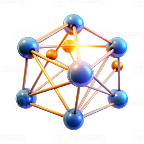 Vibrant Contemporary A Stylized Representation Of The Internet A Network Of Interconnected