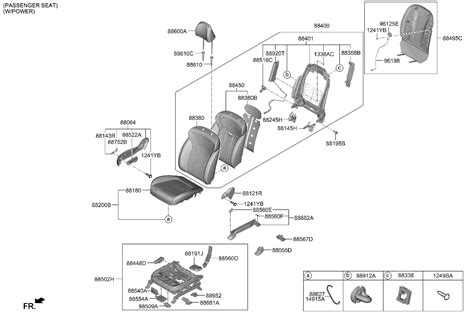 88260 S8410 Ubw Genuine Hyundai Covering Assembly Fr Cush Rh