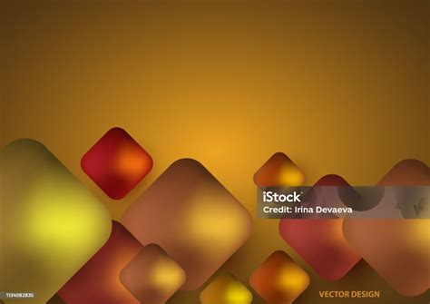 체적 볼록 모양의 형태로 컬러 사각형의 현대 유행 배경 밝고 화려하 고 빛나는 색상 기하 도형에 대한 스톡 벡터 아트 및 기타 이미지 기하 도형 다중 색상 단순함