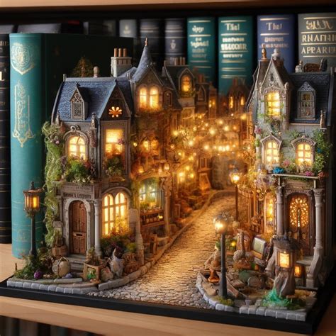 Magic House Book Nook Transform Your Shelf Book Nook Kit