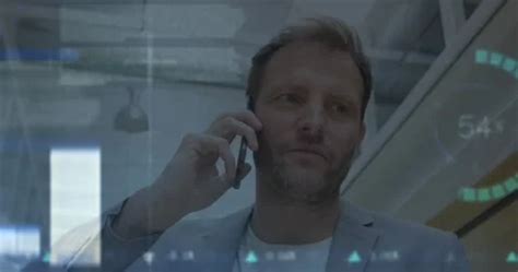 Animation Of Graphs Loading Circles And Stock Video Pond