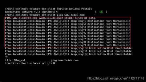 虚拟机中 Centos 7（纯命令行）联网centos联网命令 Csdn博客