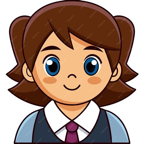 Cute Girl With Rules Cartoon Vector Icon Illustration People Education