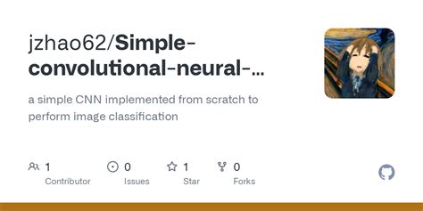 github jzhao62 simple convolutional neural network a simple cnn