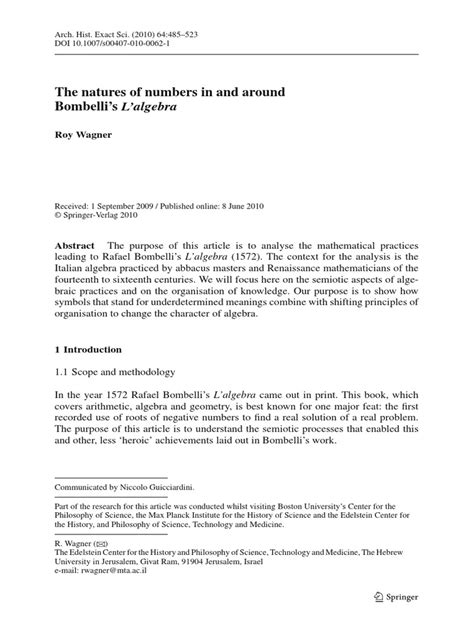 Pdf The Natures Of Numbers In And Around Roy Wagner Dokumen Tips