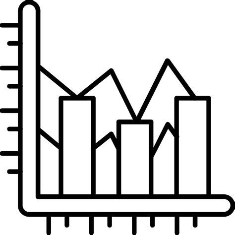 Bar Chart Line Icon 36537136 Vector Art At Vecteezy